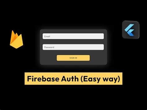 Learn how to implement email-based authentication with Firebase in Flutter | 101 of ...