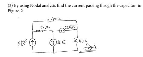 solved by using nodal analysis find the current passing