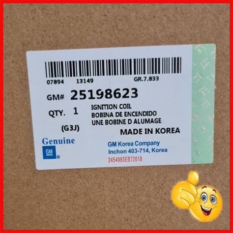 Jual PTA COIL IGNITION COIL PENGAPIAN CHEVROLET AVEO SONIC SPIN