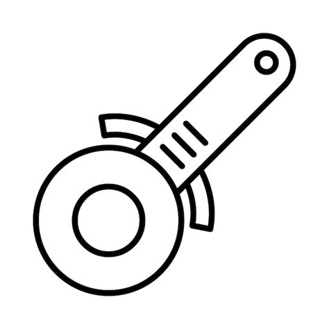 Premium Vector Cutter Line Illustration