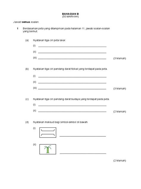 Soalan Ppt Geografi Tingkatan 1 Bhg B C Bab 1 7 Pdf