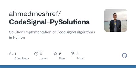 Github Ahmedmeshref Codesignal Pysolutions Solution Implementation