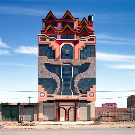 Freddy Mamani S New Andean Architecture Adds Colour To Bolivian City