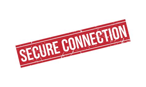Secure Connection Rubber Stamp Seal Vector 23070085 Vector Art At Vecteezy