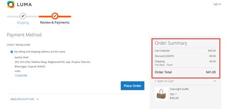 How To Configure Checkout Totals Sort Order In Magento 2