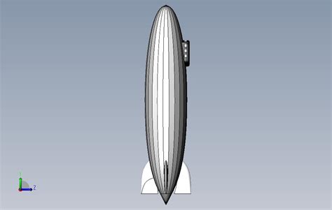 齐柏林飞艇solidworks 2016模型图纸免费下载 懒石网