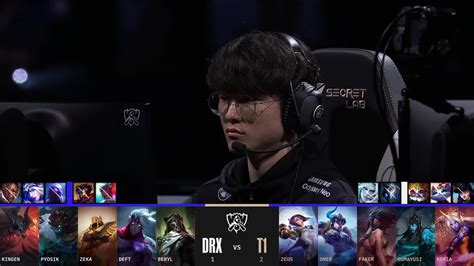 Chung Kết Cktg 2022 T1 Vs Drx Ngôi Vương Gọi Tên Drx Deft Hoàn