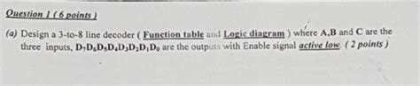Solved Question I Points A Design A To Line Chegg