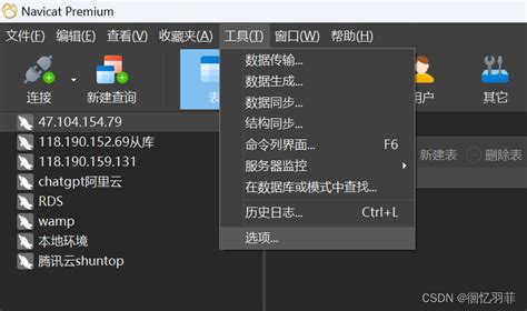 Navicat关闭自动检查更新版本教程navcat自动更新 Csdn博客