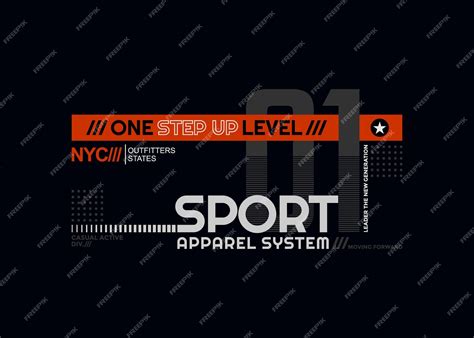 Premium Vector One Level Up Modern Typography Abstract Design Vector