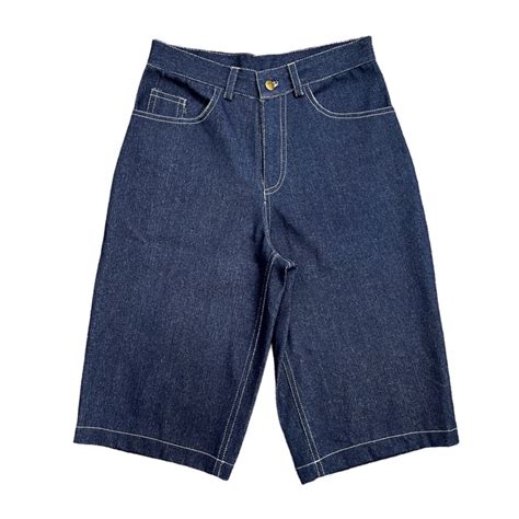 Jual Flame Everyday Jorts Denim Celana Denim Pendek Basic Oversize