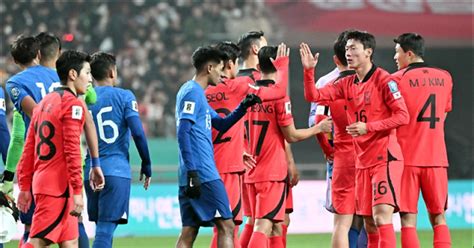 Md포토 대한민국 축구대표팀 싱가포르 5 0으로 제압