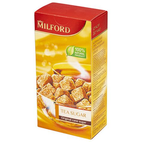 Сахар-рафинад MILFORD 0,5 кг, тростниковый, картонная упаковка - купить ...
