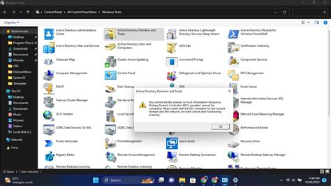 Enable Active Directory And Trust On Local Windows In Windows 11