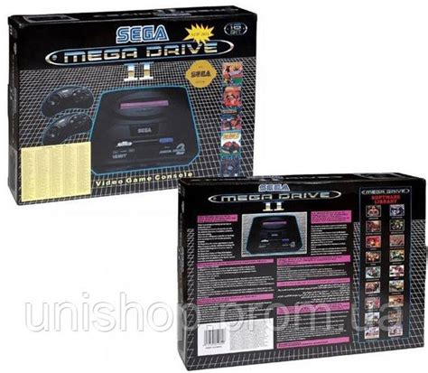 Игровая приставка Sega Mega Drive 2 16 бит поддерживает 368 вариантов ...