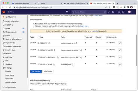 部署 harbor 作为 docker 镜像仓库 k8s 折腾笔记