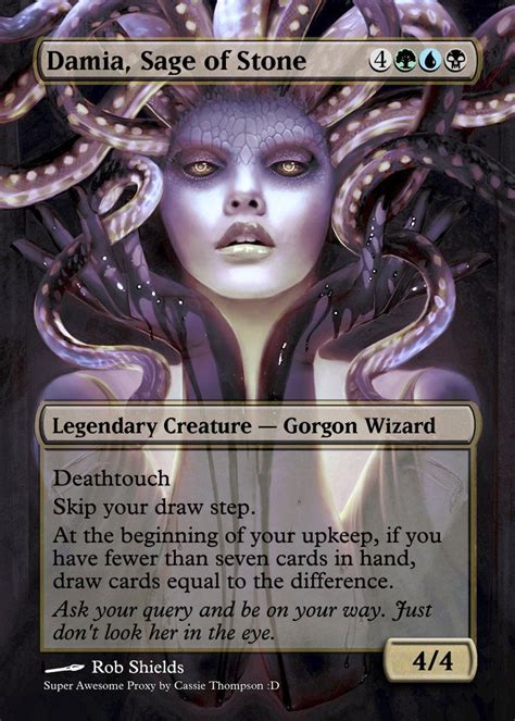 Damia Sage Of Stone Altered Art