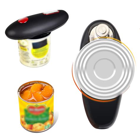 Electric Can Opener Automatic Bottle Opener Jar Can Tin Touch No Sharp