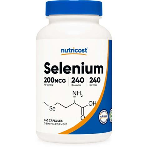 Nutricost Selenium 200 Mcg Capsules Boost Health 240 Ct Kroger