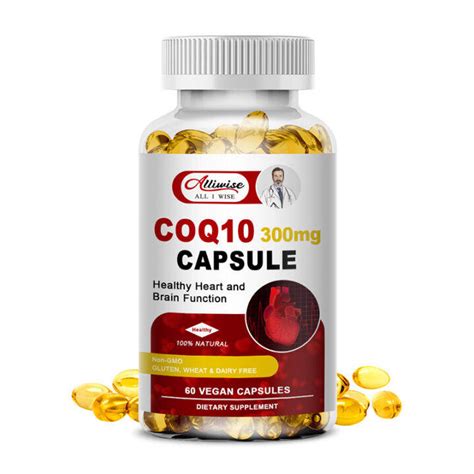 Coq10 300mg Softgels Better Absorption Coenzyme Q10 Supplements Antioxidant Supplement For