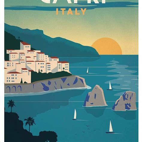 Vintage Poster 30 X 42 Cm Capri Sergeant Paper