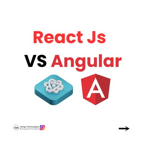 React Vs Angular Rengatechnologies React Angular Coding Reactjs