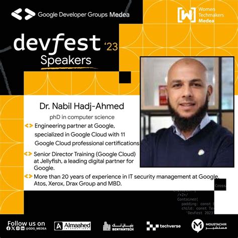 gdg medea on linkedin 📢 meet our speaker ️ 🔸️dr nabil hadj ahmed is a