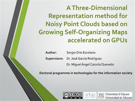 A Three Dimensional Representation Method For Noisy Point Clouds Based On Growing Self