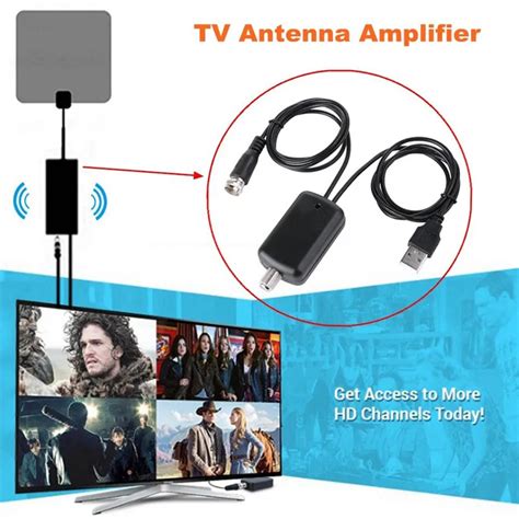Soonhua Digital Tv Antenna Signal Amplifier Booster 25db Indoor Hdtv