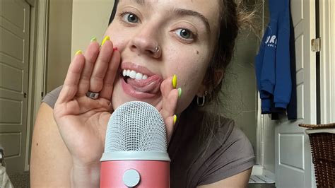 ASMR Fast Aggressive Tongue Swirling With Inaudible Whispering YouTube