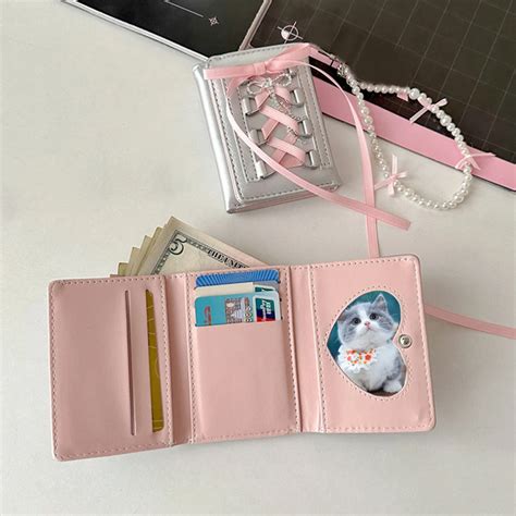 Кошелек из искусственной кожи с ремешком и защелкой для мелочи цвет в ассортименте Aliexpress