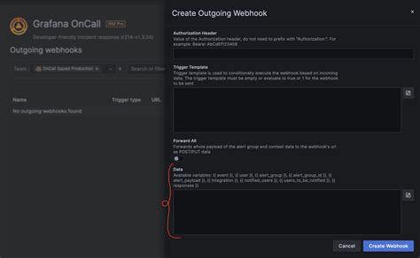 Template Not Work For Webhook Issue 2747 Grafana Oncall GitHub