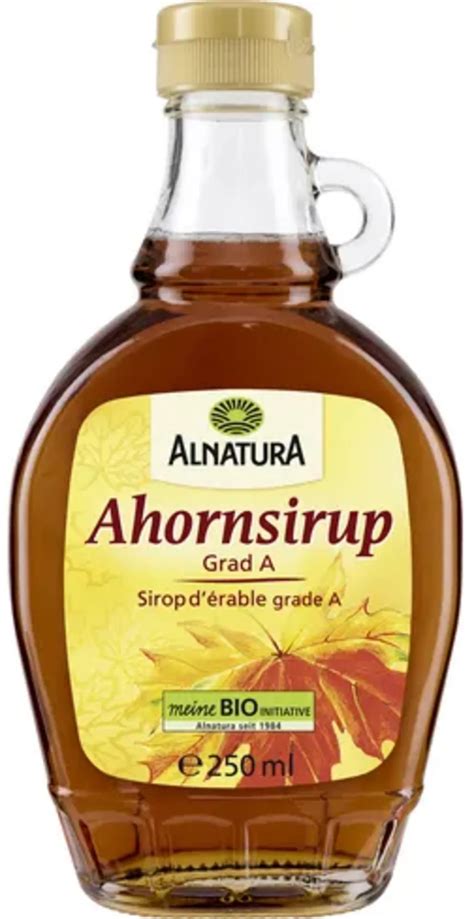 Alnatura Sirop d Érable Bio Grade A 250 ml Boutique en ligne