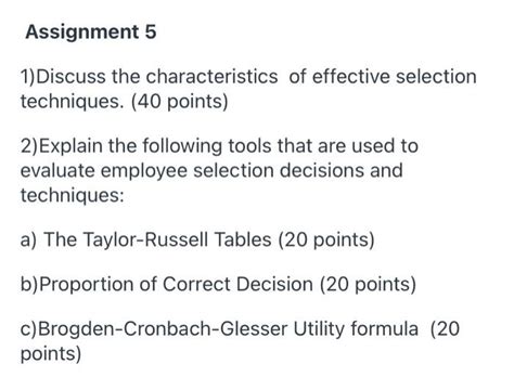 Solved Assignment 5 1 Discuss The Characteristics Of