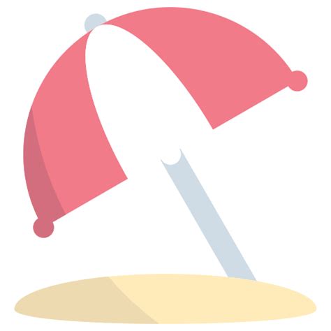 Beach Umbrella Generic Flat Icon