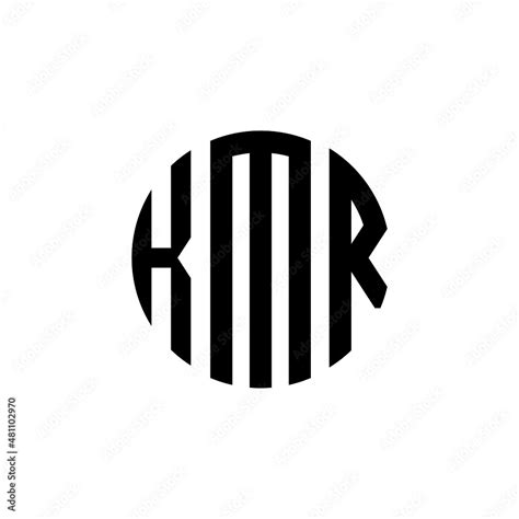 Kmr Letter Logo Design Kmr Modern Letter Logo With Black Background