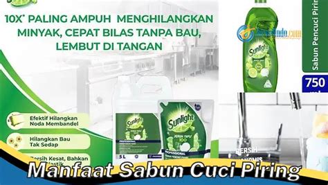 Temukan 8 Manfaat Sabun Cuci Piring Yang Bikin Kamu Penasaran