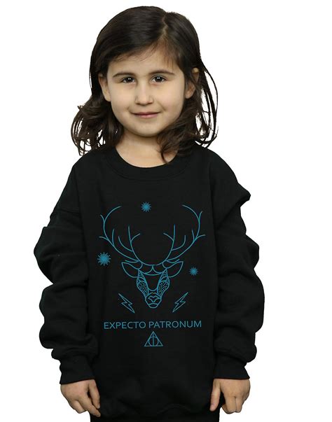 Harry Potter Girls Expecto Patronum Sweatshirt Fruugo Uk