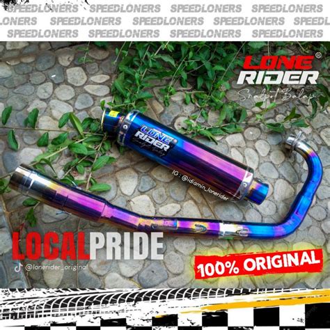 Jual Knalpot LR Lone Rider Original SATRIA FU High End HE Bluemoon