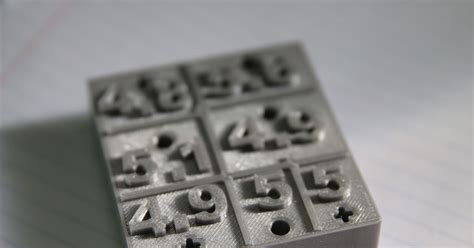 Lego Technic Pin And Axle Hole Size Testing Board Main In Mm By