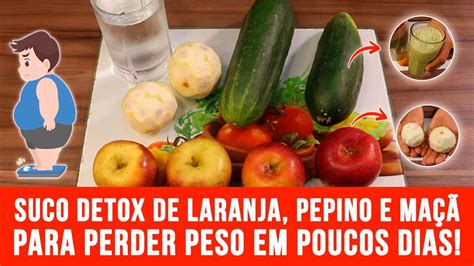 Suco Detox De Laranja Pepino E Maçã Perca Peso Em Poucos Dias