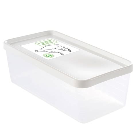 Gilac Boîte Hermétique 1 2 L Couvercle Blanc Lot De 12 Chr