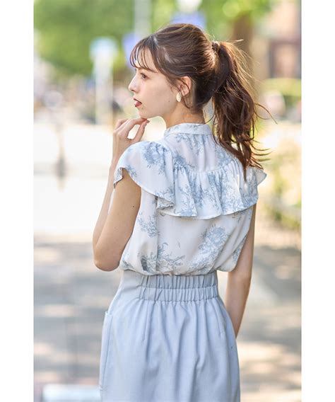 【楽天市場】2wayボウタイリボン付きラッフルフリルトワルドジュイブラウス【darlene ダリーン】tocco Closetトッコ