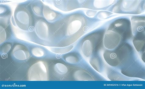 The Porous Structure Organic Material Macrostructural Design Illustration For Brochure