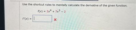 Solved Use The Shortcut Rules To Mentally Calculate The Chegg