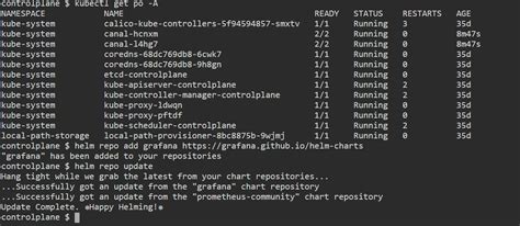 kubernetes monitoring using prometheus and grafana