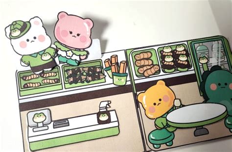 뚠뚠토이 파충류카페 종이놀이북 만들기 무료도안 아님 네이버 블로그