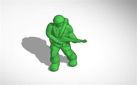 3d Design Army Guy Tinkercad