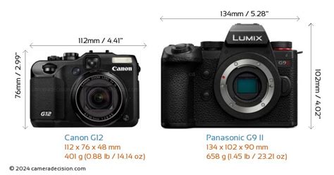 Canon G12 Vs Panasonic G9 Ii Detailed Comparison