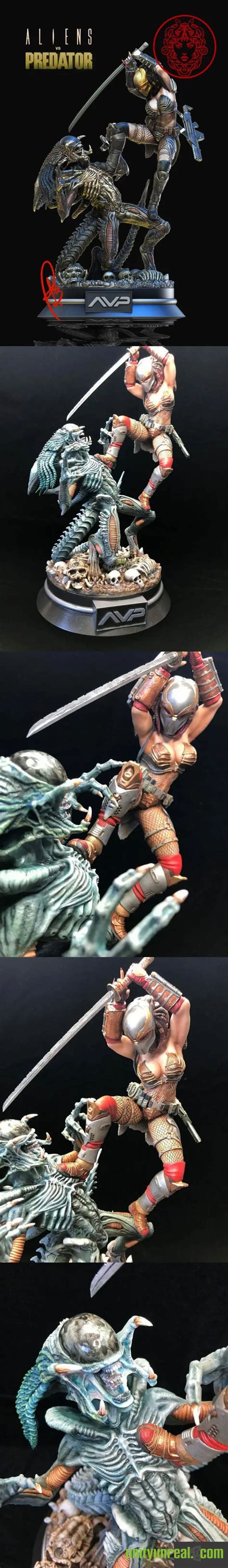 3D Print Model Aliens Vs Predator Machiko Noguchi